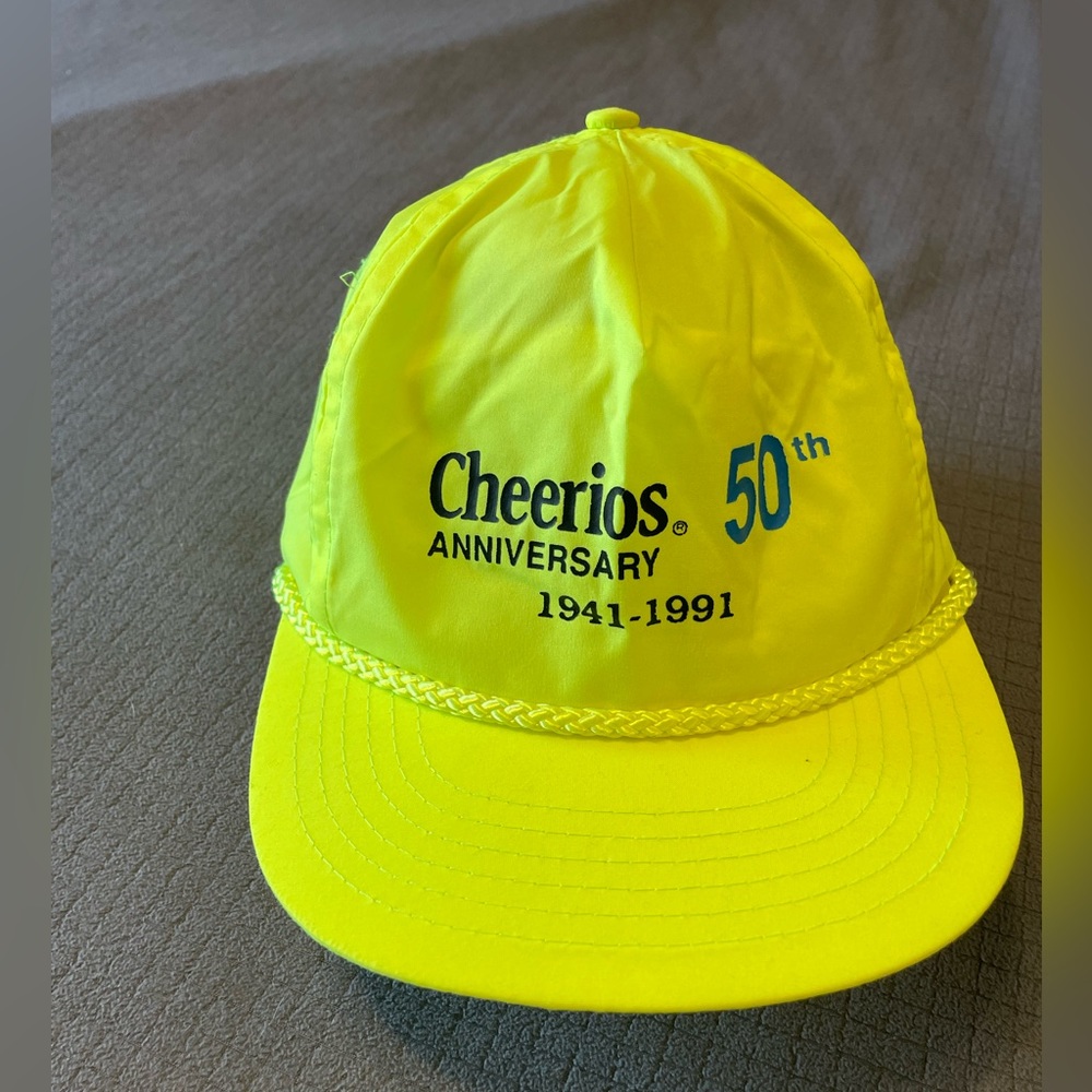 Vintage Neon 1991 Cheerios General Mills 90s Cereal H… - Gem